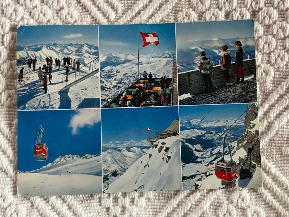 Lenzerheide- Valbella, Luftseilbahn Parpaner Rothorn, 1977 | Kaufen auf Ricardo