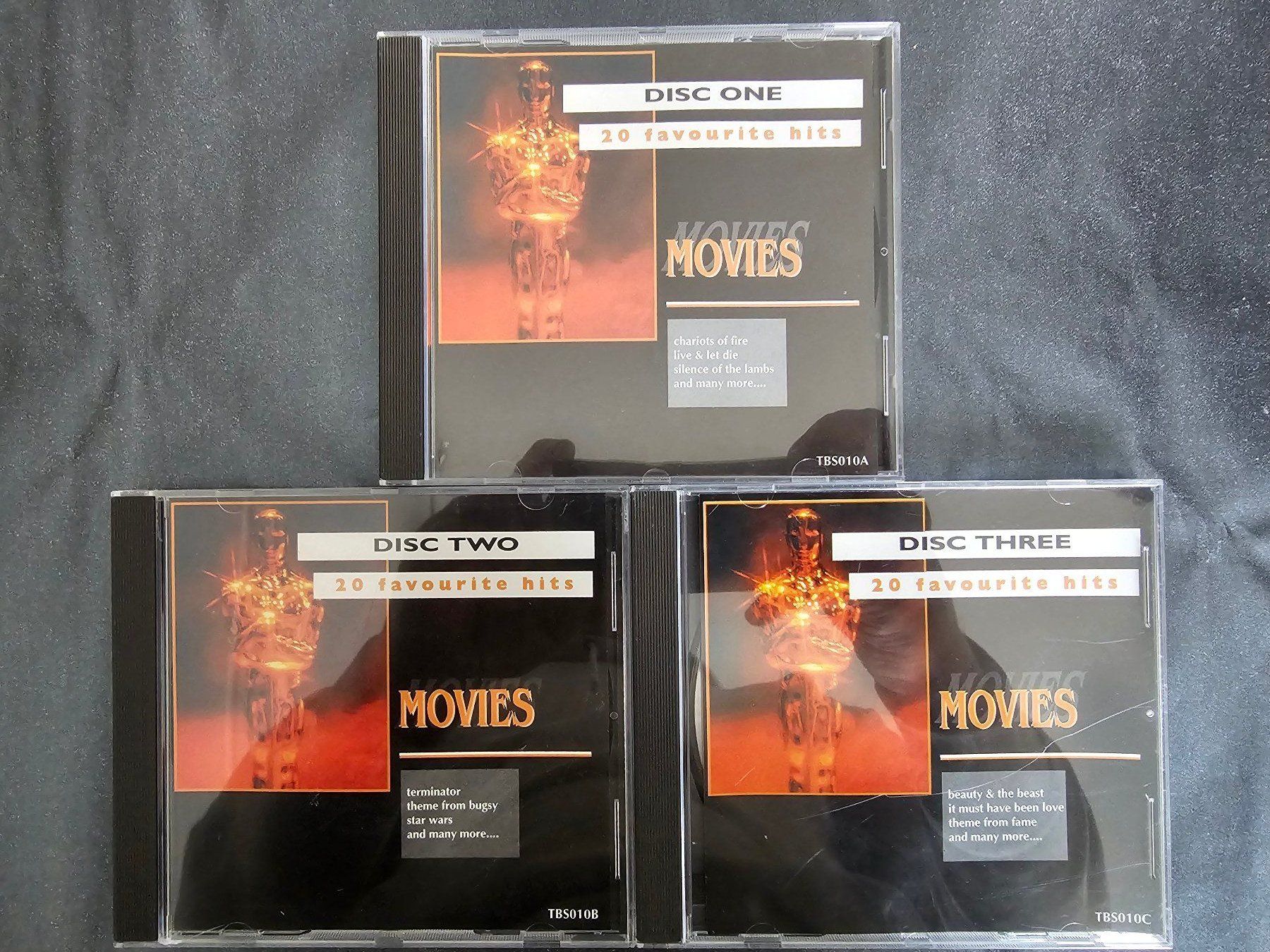 CD -Various – 20 Favourite Hits Movies Disc One, Two & Three (Gebraucht ...