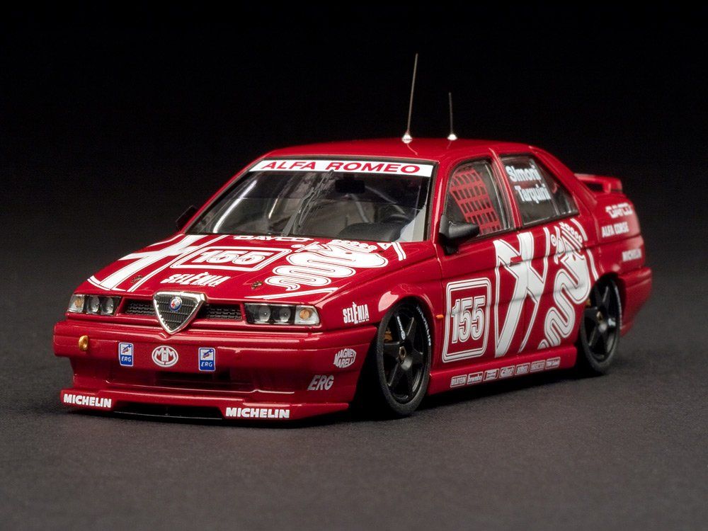 Alfa Romeo 155 TS #155 Tarquini-Simoni "BTCC Presentation" (Neuf avec ...