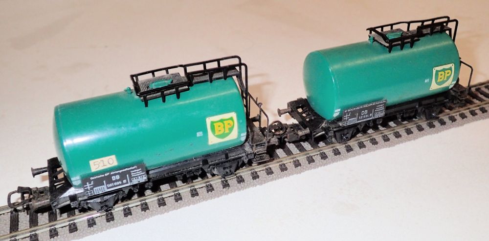 Märklin H0 - 2 x 2-achsig BP Tankwagen Art. 4644 | Acheter sur Ricardo