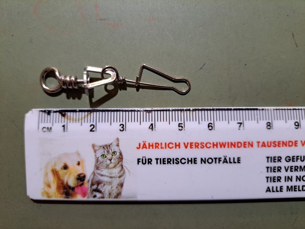 12 émerillons agrafes XL n° 5 Agrafen Wirbel (Neu und originalverpackt ...