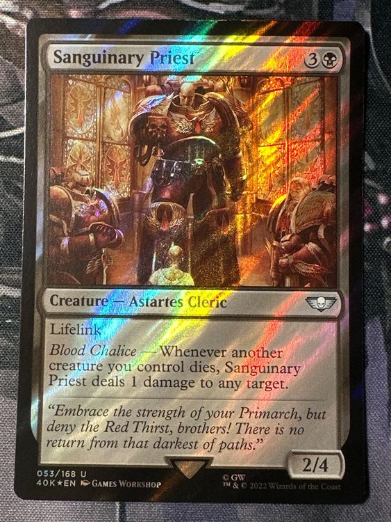 Sanguinary Priest SURGE FOIL Warhammer 40k Mtg | Kaufen auf Ricardo