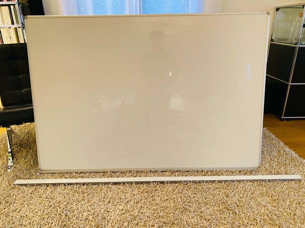 Grosses Whiteboard 100 x 150 magnetisch | Kaufen auf Ricardo