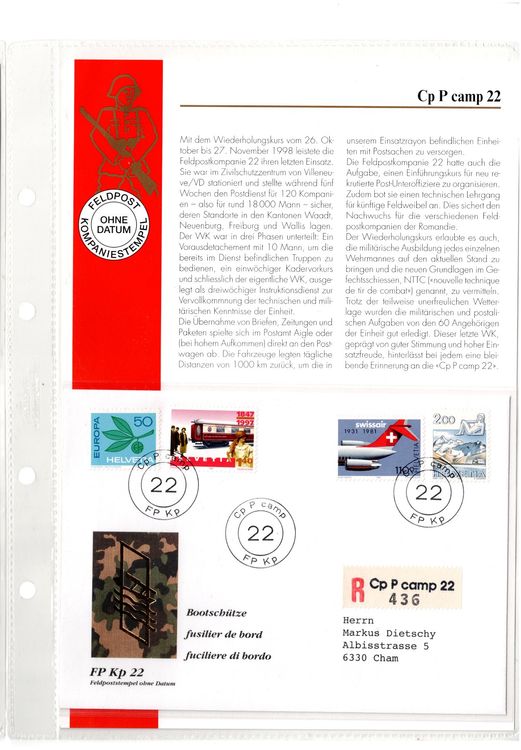 Bootschütze Fp Kp 22 Brief 436 Kaufen Auf Ricardo