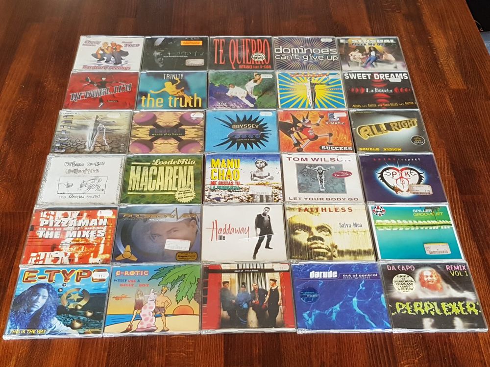 CD's 90iger Jahre - Lot von 30 Stück (Maxi CD) (Gebraucht) in ...