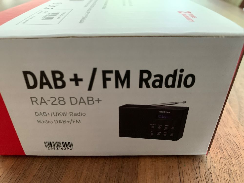 Radio DAB +/FM Radio Intertronic, neu, originalverpackt | Kaufen auf Ricardo