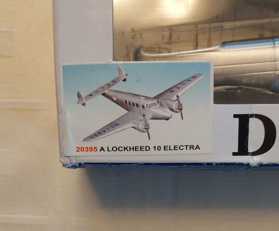 Delta Air Lines Mini Kunststoff A Lockheed 10 Electra (Neu und ...