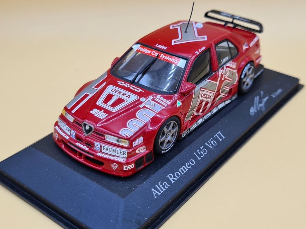 Minichamps Alfa Romeo 155 V6 TI DTM 1994 1:43 Larini | Kaufen auf Ricardo
