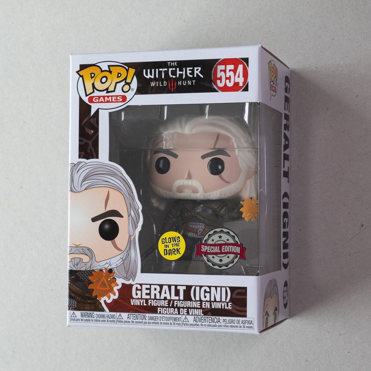 Funko Pop The Witcher 3 - Geralt #554 Glow in the Dark (Gebraucht) in ...