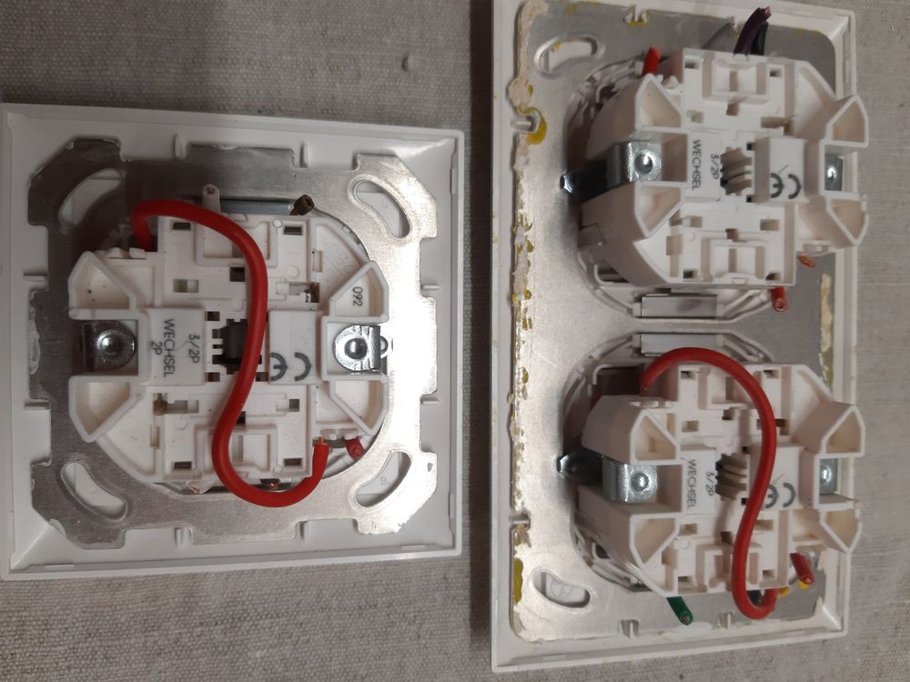 3x Feller Edizio DUE UP Schalter 2-polig Sch3/2L (Gebraucht) in für CHF 66 – mit Lieferung auf ...