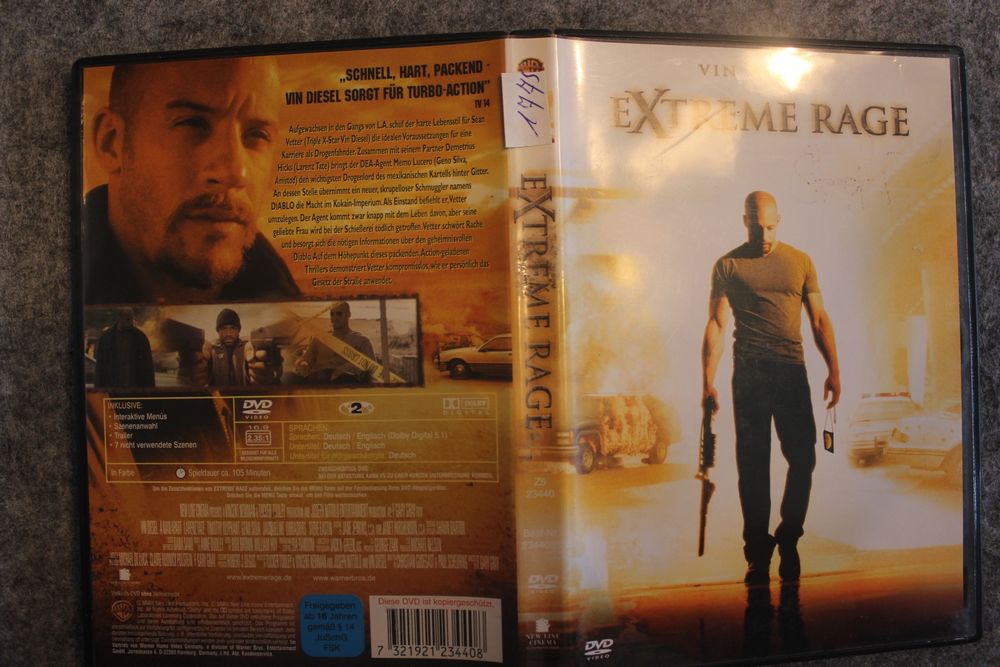 Extreme Rage - Vin Diesel DVD ( 1775) (Gebraucht) in Geroldswil für CHF ...