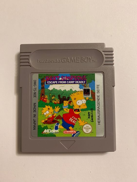 Game Boy Spiel Bart Simpson | Kaufen auf Ricardo