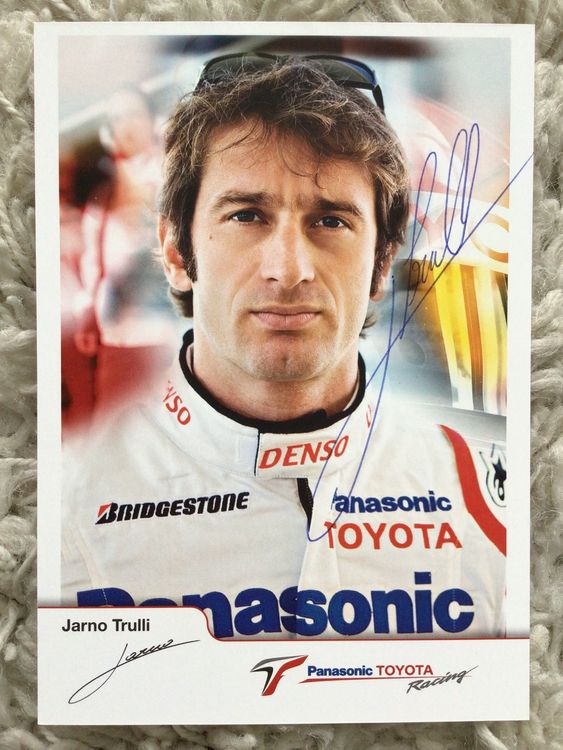Jarno Trulli original Autogramm Formel 1 Toyota Rennsport | Kaufen auf ...