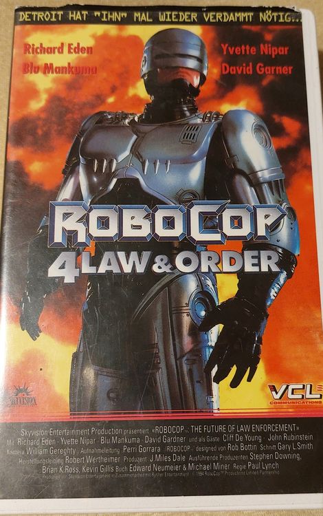 VHS Robocop 4 Law & Order Rarität von 1994 | Kaufen auf Ricardo