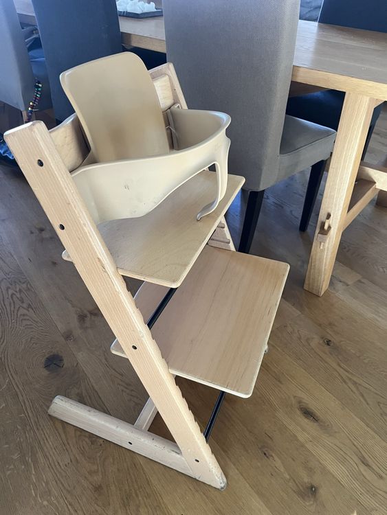 STOKKE Tripp Trapp mit Babyset (Gebraucht) in Flaach für CHF 101 – nur Abholung auf Ricardo kaufen