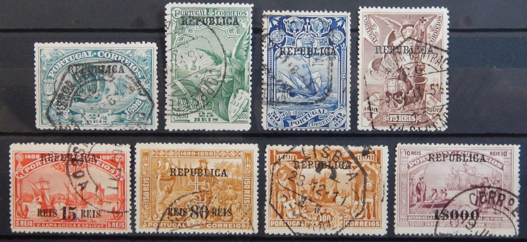 Portugal Kat. 182-189 gest. 1911 Kat. 110 Euro (D'occasion) à Zürich ...