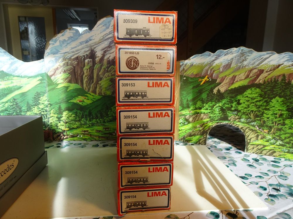 Lima 6 DB Personenwagen/1 Gepäckwagen H0 GL/int 50 (Gebraucht) in für ...