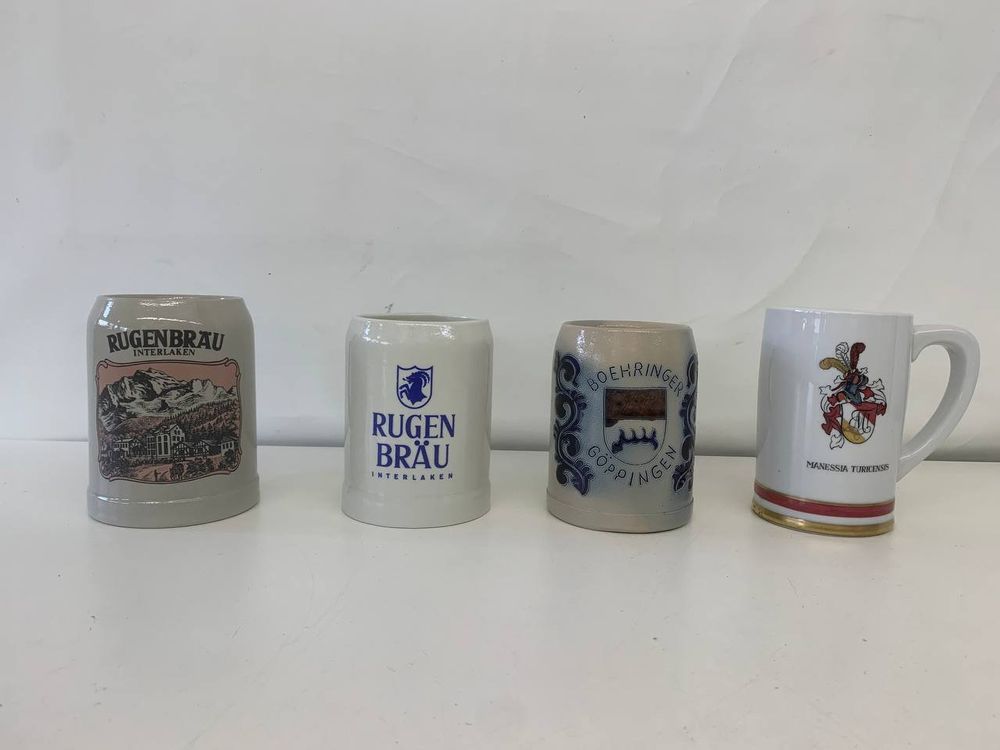 Diverse Bier Krüge 4 stk L 4280 | Kaufen auf Ricardo