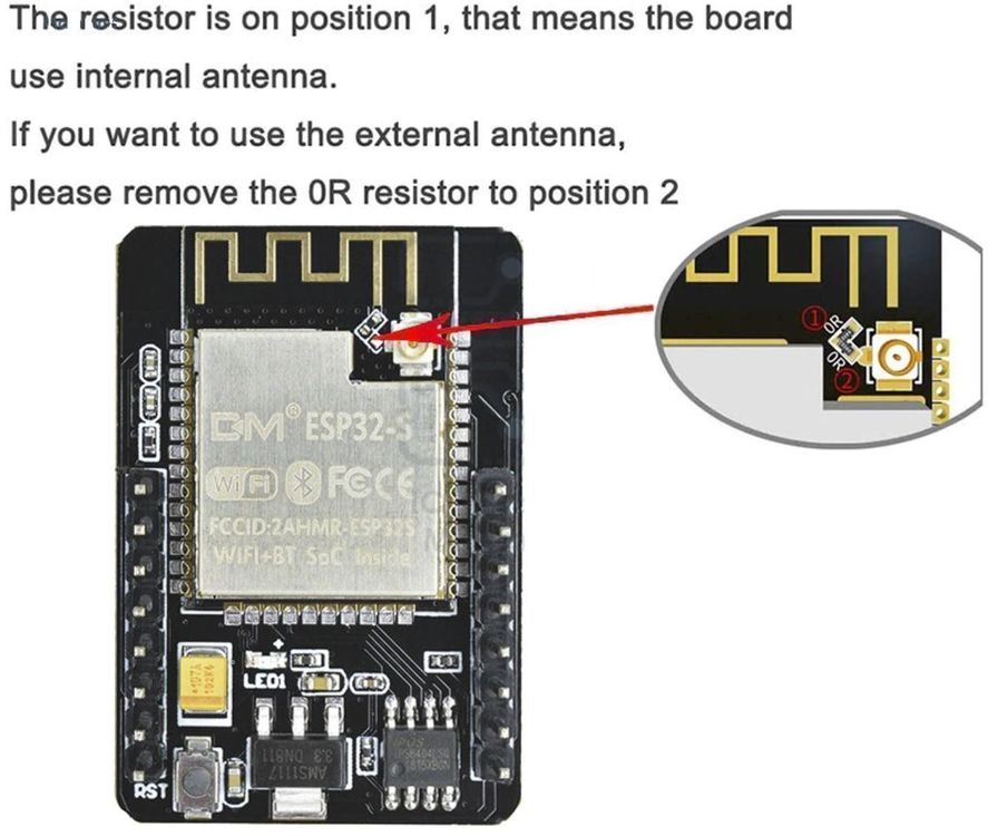 ESP32-CAM-USB, ESP32 + Kamera OV2640 + MicroUSB (Neu und ...