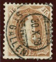STEH. HELVETIA NR. 100 B 3 FR.-WERT VOLLSTEMPEL (Gebraucht) in ...