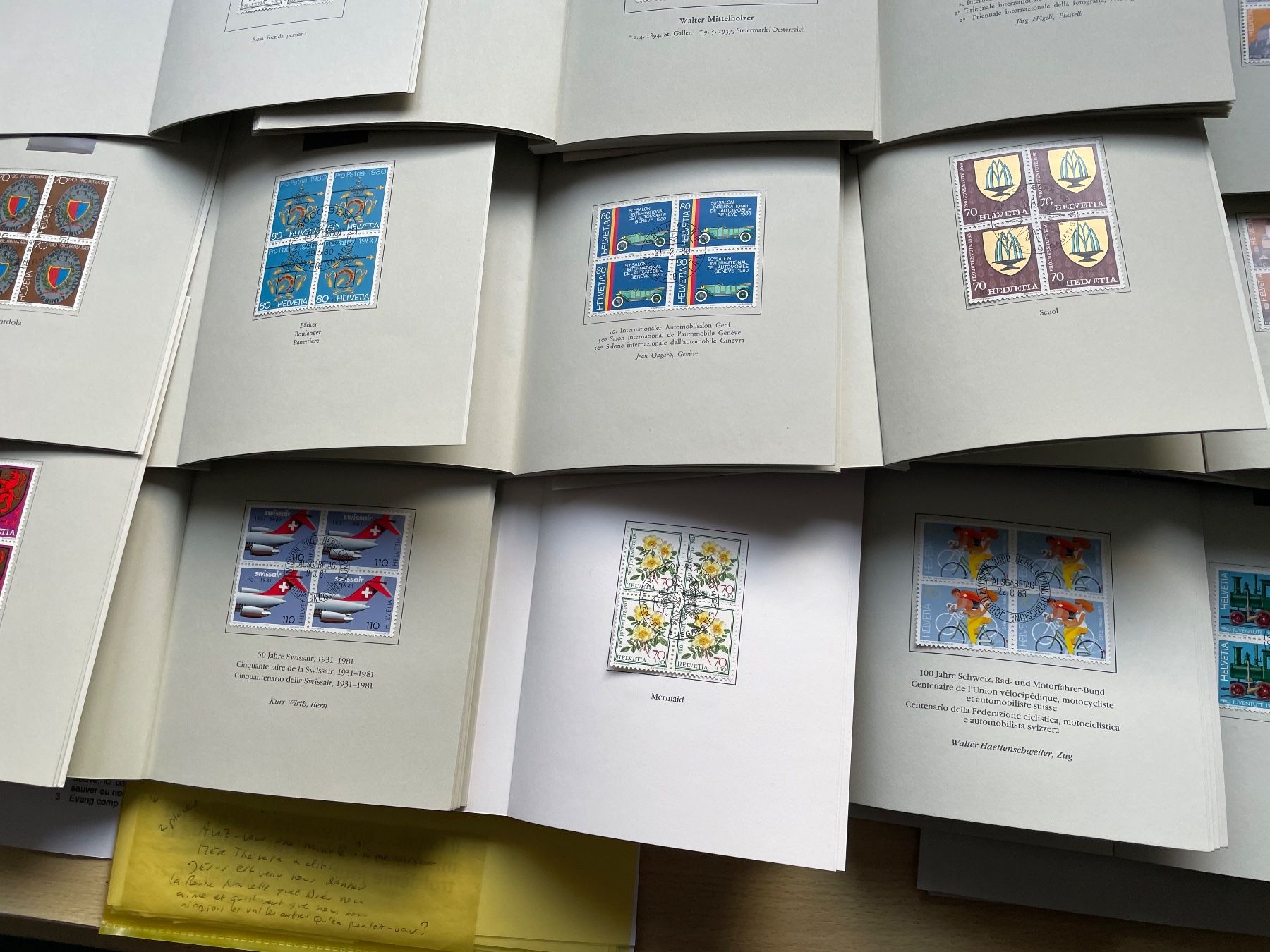 20 Carnet PTT, bl. de 4, 1er j. 1977-78-79 -80-81-82-83-84 (D'occasion ...