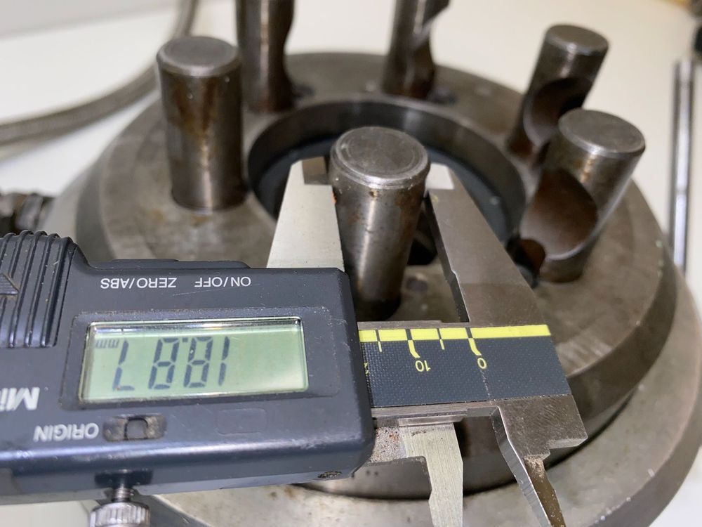 Pneumatisches Spannfutter Drehbankfutter F48 Camlock 5 (Gebraucht) in ...