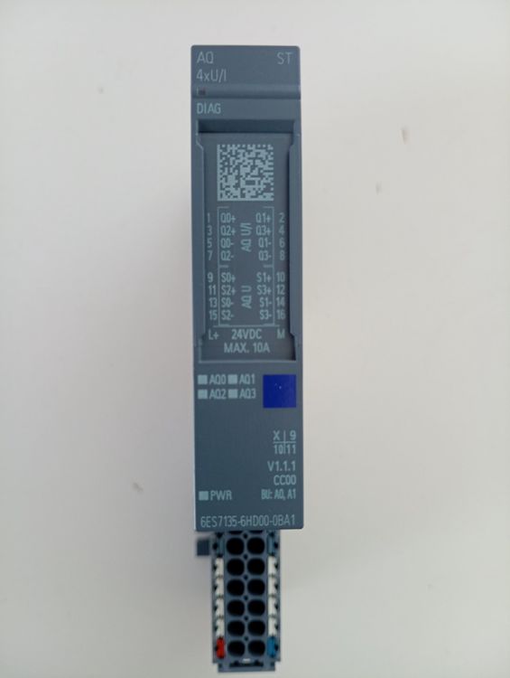 SIEMENS SIMATIC ET 200SP, AQ 4XU/I / 6ES7135-6HD00-0BA1 (Gebraucht) in ...
