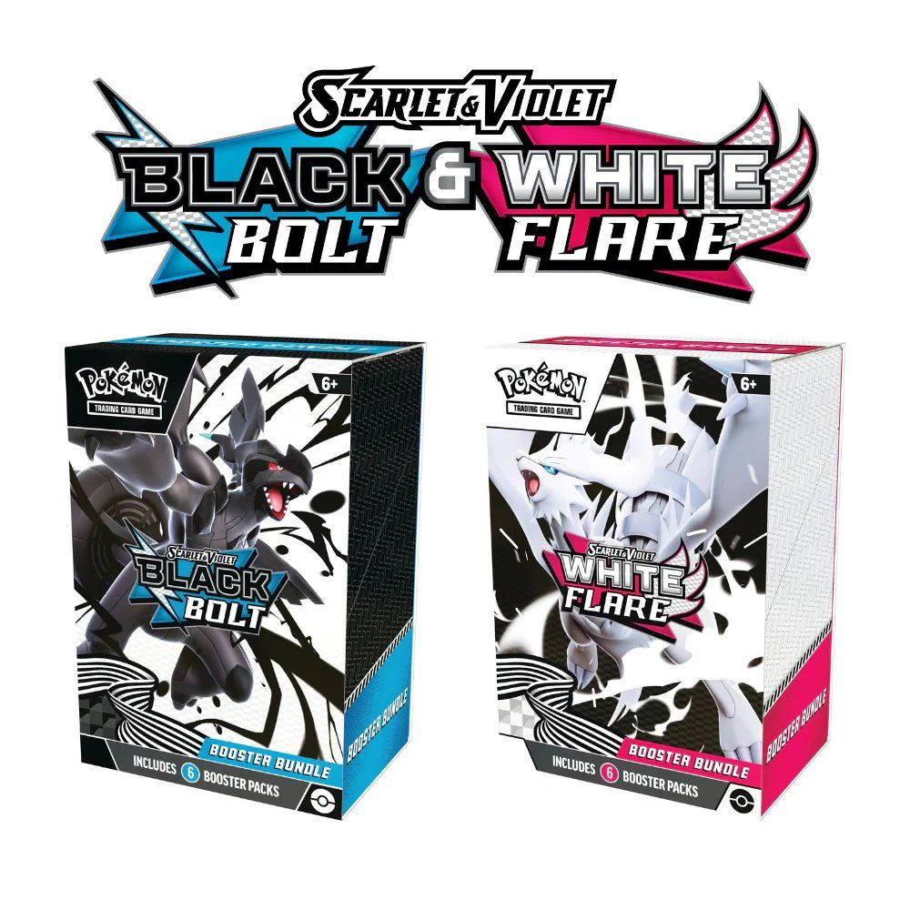 Pokemon-Black Bolt & White Flare-Booster Bundle (Neu und ...