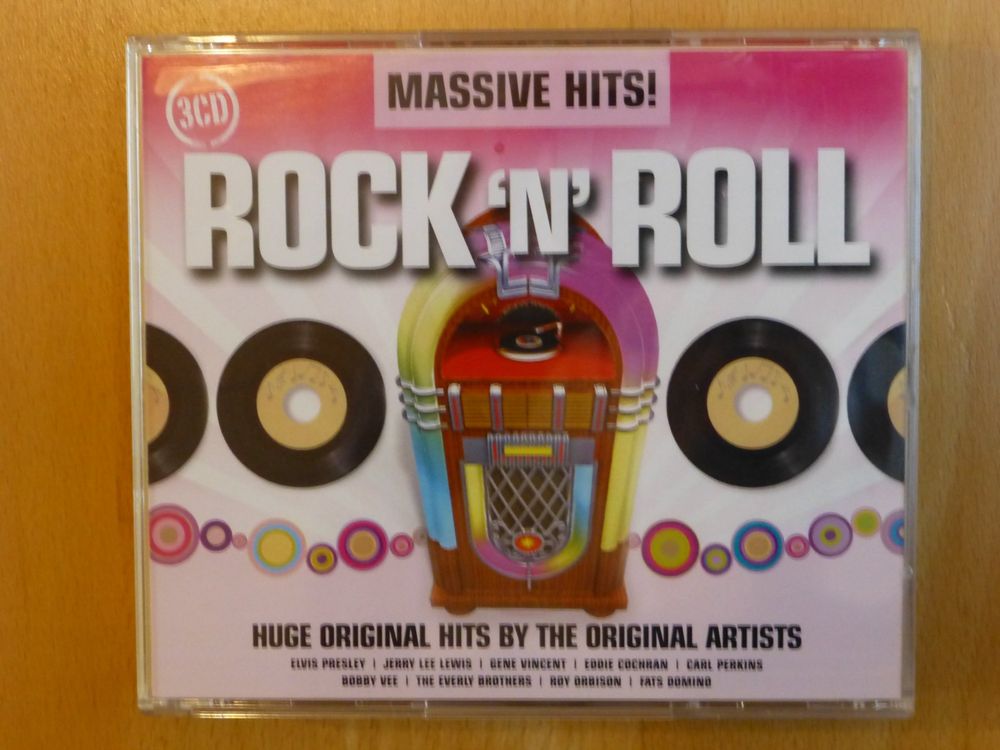 3CD Rock'n'Roll Klassiker - Elvis, Jerry Lee Lewis uvm. (Neu (gemäss ...