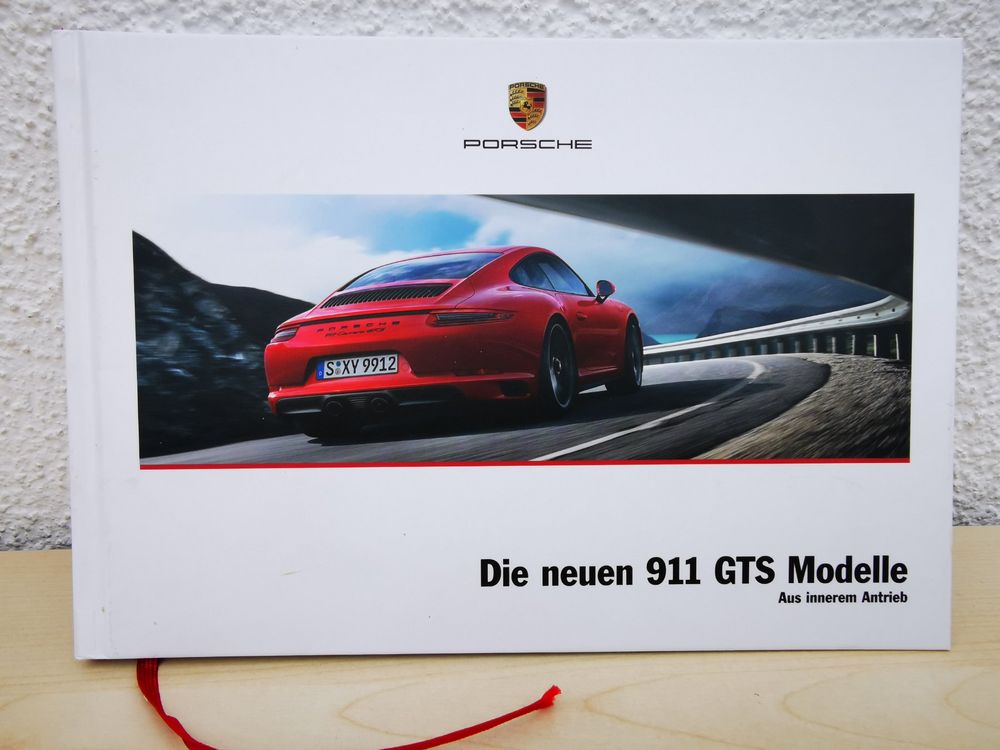 Orig. Prospektbuch Porsche 911 GTS Modelle,01/17,keine Kopie (Neu ...