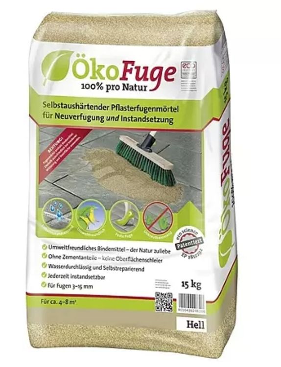 Ökofuge Pflasterfugenmörtel 4 x 15 kg, hell (Neu und originalverpackt) in Windlach für CHF 30 ...