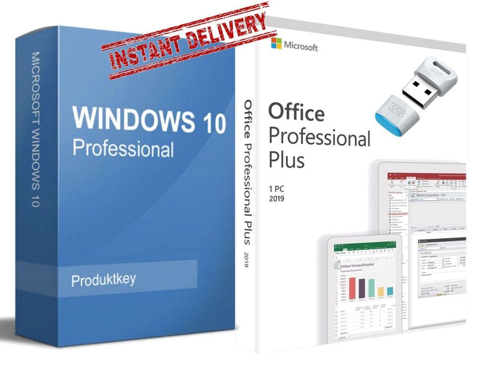 Win 10 Pro bootable Office 2019 Pro USB (Gebraucht) in Brissago für CHF ...