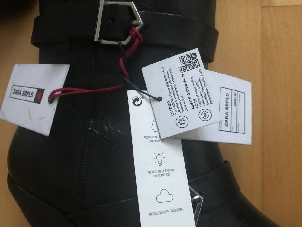 Zara Leder Stiefel 41 neu (Neu (gemäss Beschreibung)) in Oberurnen für CHF 25 – mit Lieferung ...