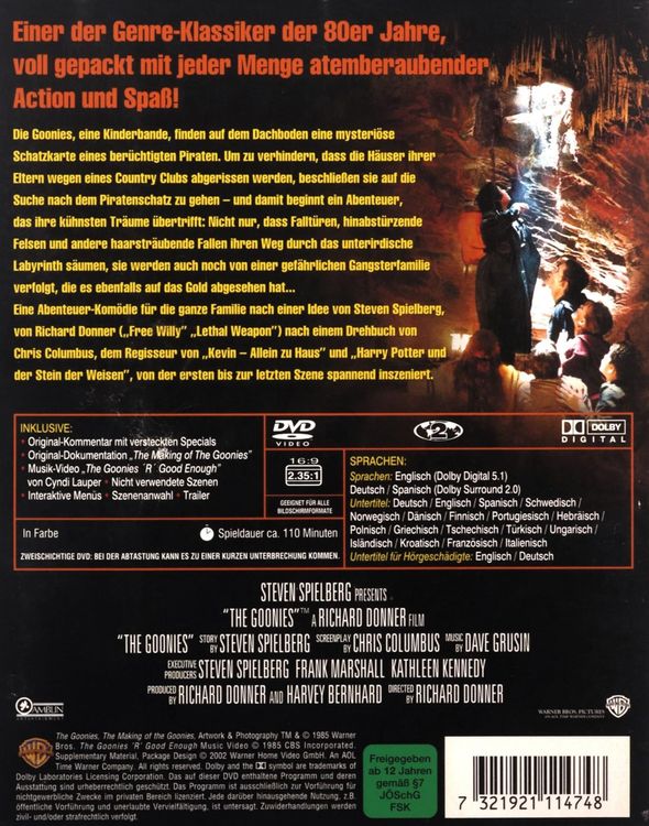 Die Goonies (1985) Richard Donner/ Corey Feldman/Josh Brolin (Gebraucht) in Volketswil für CHF 4 ...