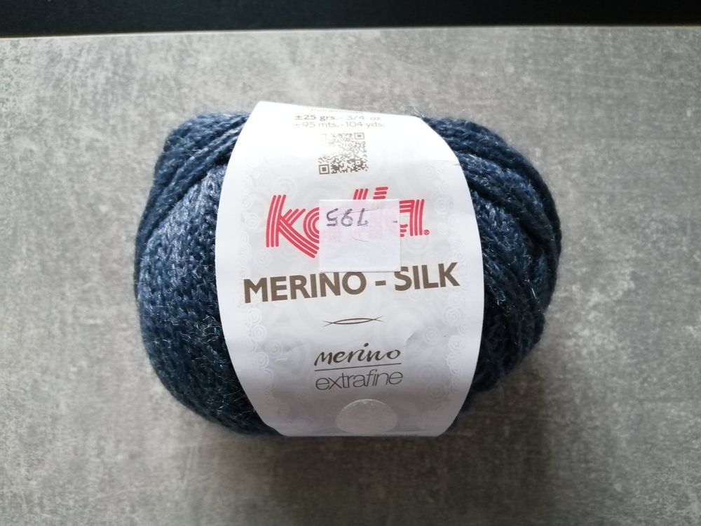 Wolle Katja Merino Silk 2 Knäuel à 25gr. (Neu (gemäss Beschreibung)) in ...