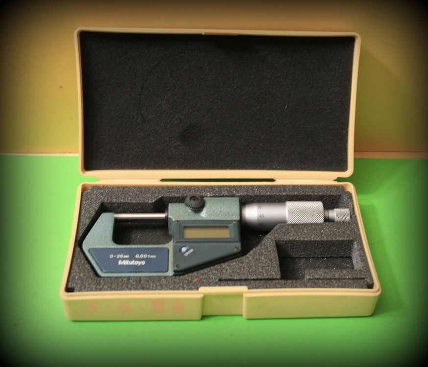 Mikrometer Mitutoyo 0-25 mm 0,001 Digimatic (Gebraucht) in Worben für CHF 120 – mit Lieferung ...