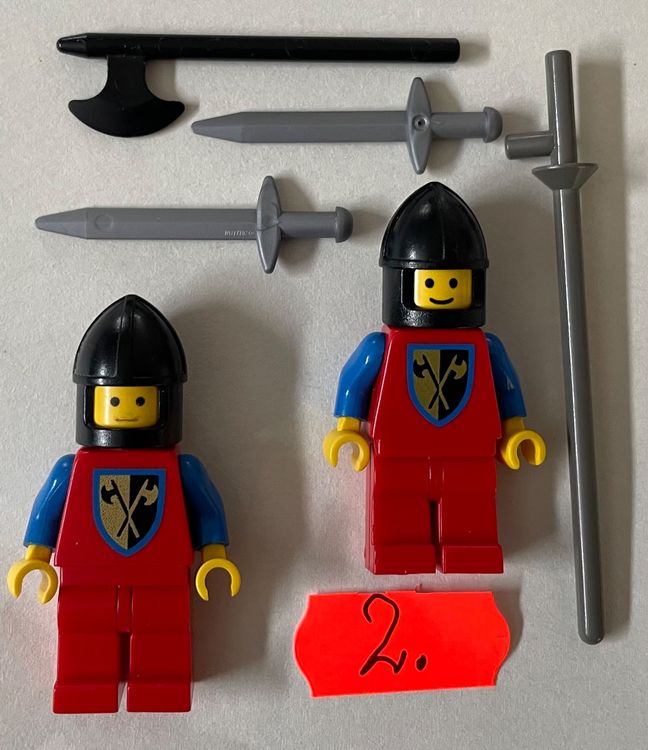 2 Lego Figuren Ritter (Gebraucht) in Rheinfelden für CHF 16 – mit ...