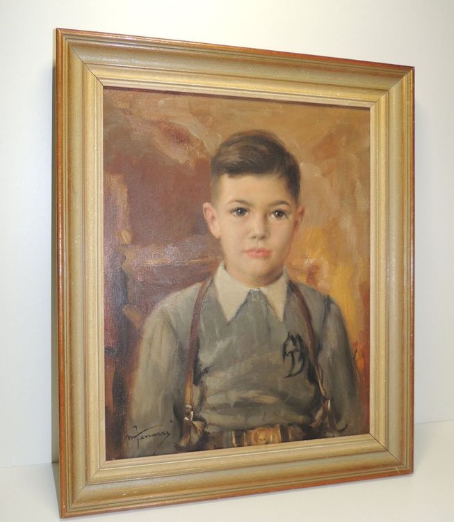 Rausverkauf - Oelbild Portrait Knabe signiert Oelbild (Gebraucht) in Sursee für CHF 50 – mit ...