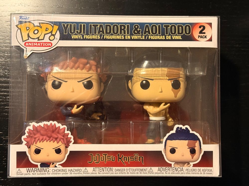 Funko Pop Animation Jujutsu Kaisen - Yuji Itadori & Aoi Todo (Neu ...