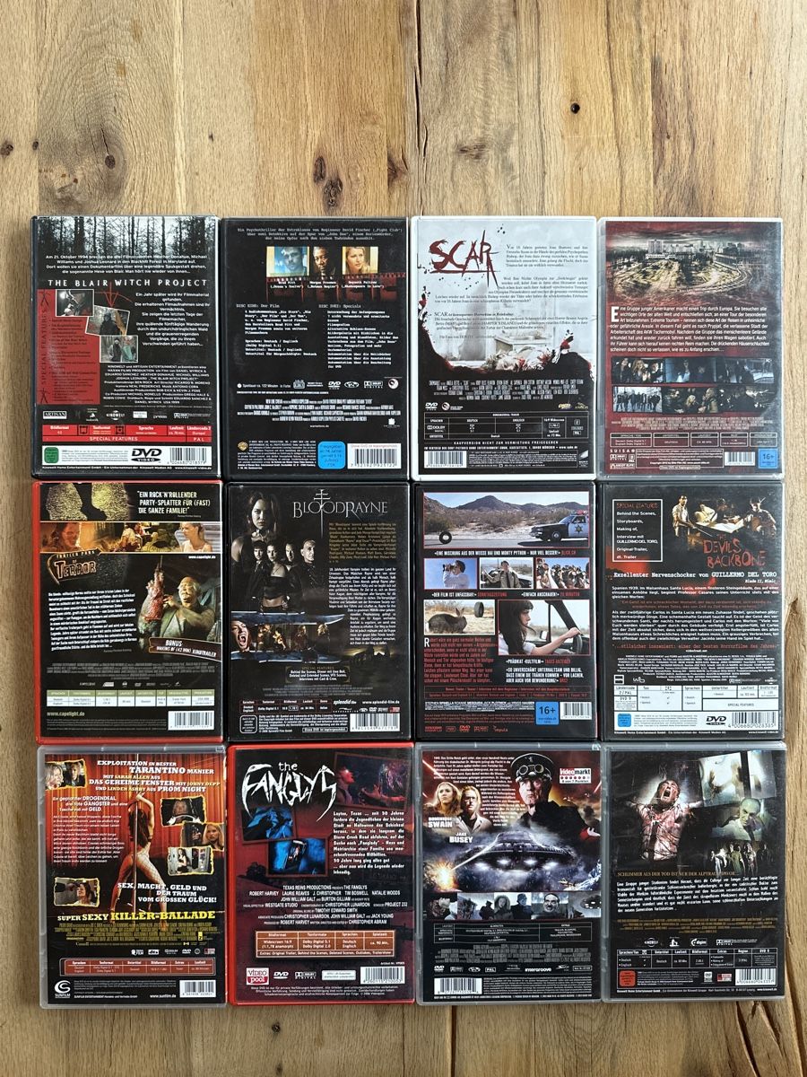 DVD Horror Sammlung - 12 Filme für Grusel-Abende! (Gebraucht) in ...