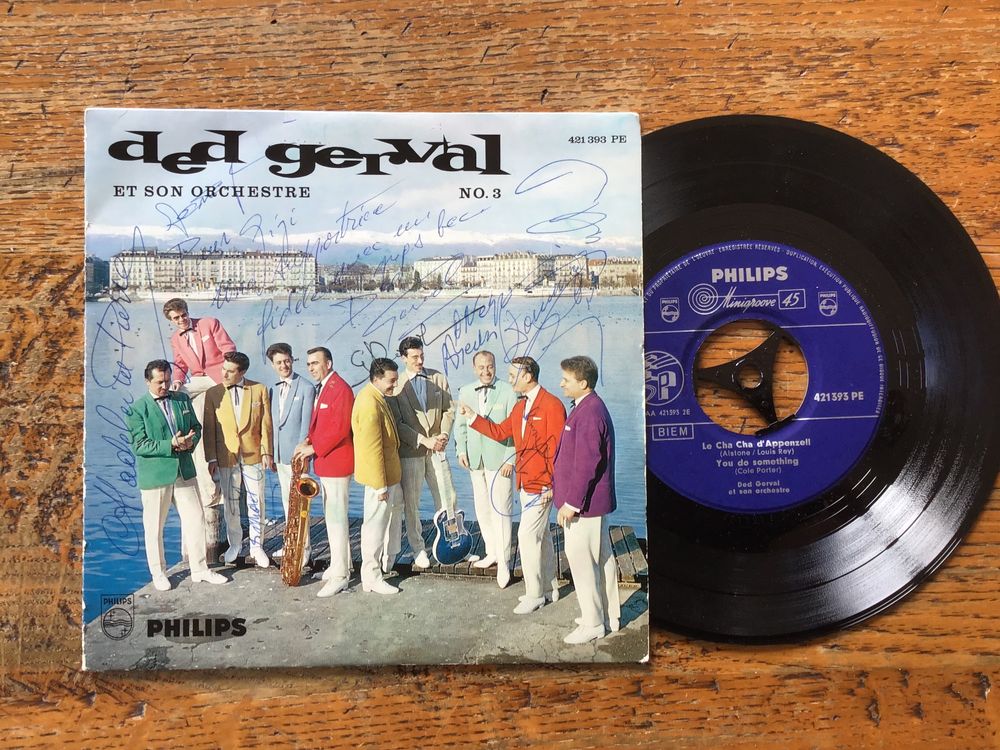 Swiss EP Ded Gerval 10 autographes …! | Kaufen auf Ricardo