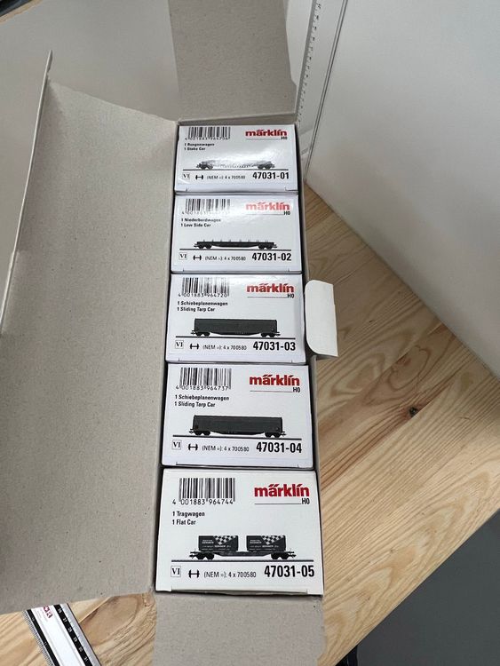 Märklin 47031 Güterwagen-Set Güterwagen der DB Schenker Rail (Neu ...