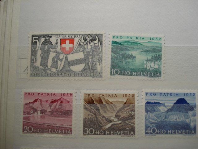 Satz Pro Patria 1952 ** | Kaufen auf Ricardo