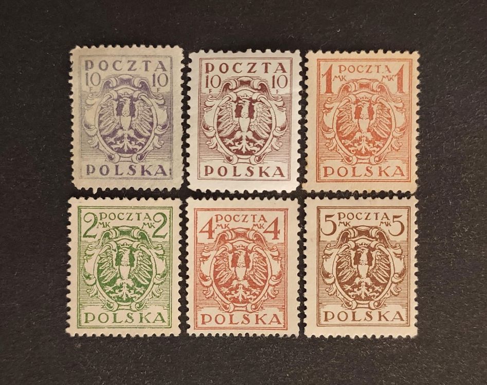 Polen 1919-22, LoT (*) (Gebraucht) in Wil SG für CHF 5 – mit Lieferung ...