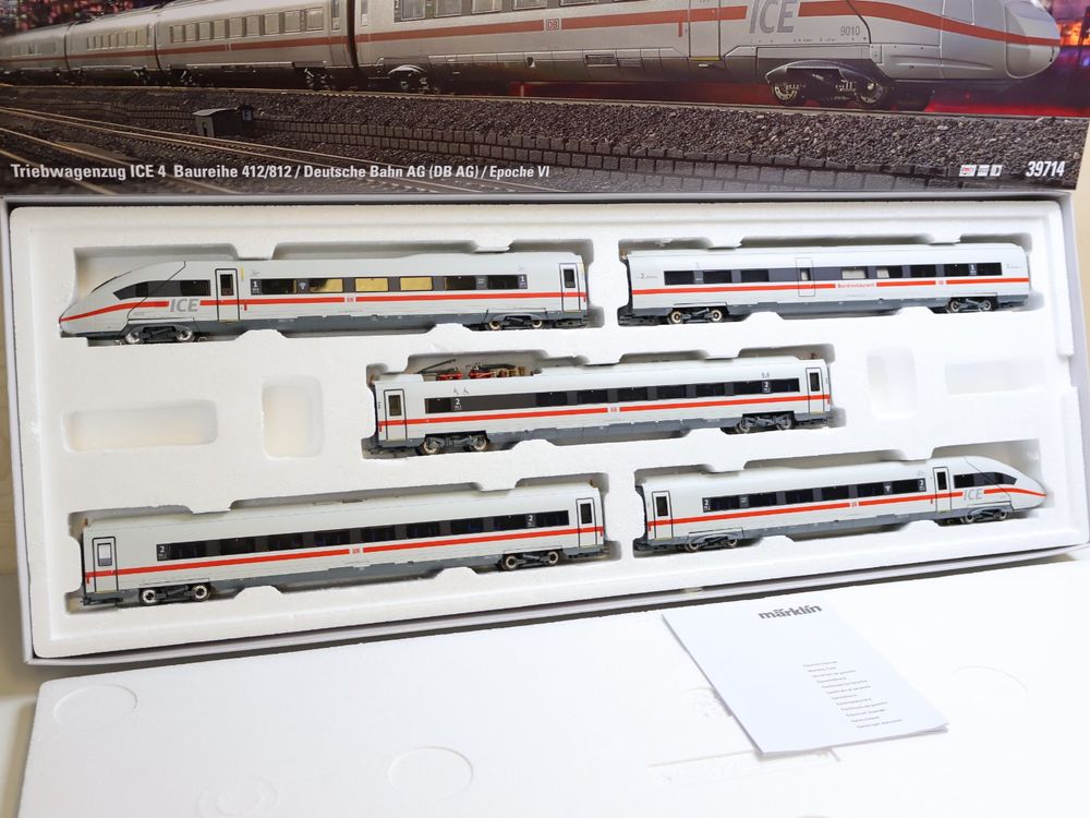 Märklin ICE 4 Triebwagen-Zug 39714 - MFX Plus Sound Digital (Gebraucht ...