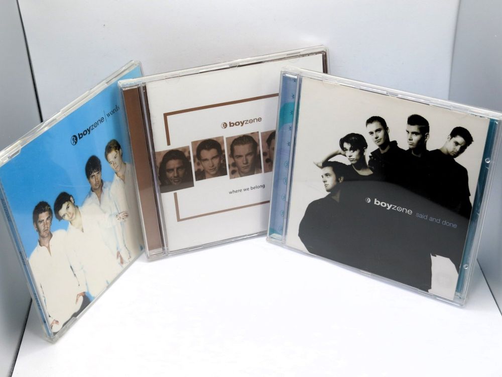 3 CD Boyzone Where We Belong + Said An d Done + Words Single (Gebraucht ...