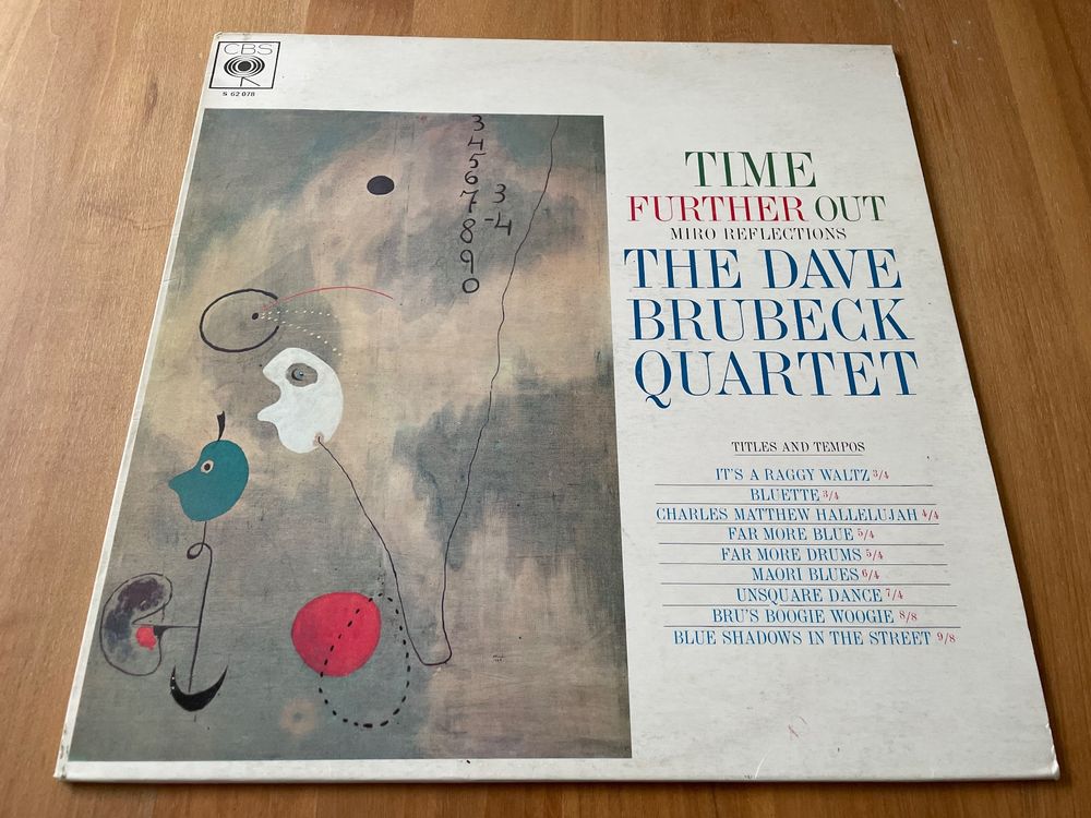 DAVE BRUBECK QUARTET: TIME FURTHER OUT (LP) *HARD BOP JAZZ* (Gebraucht ...