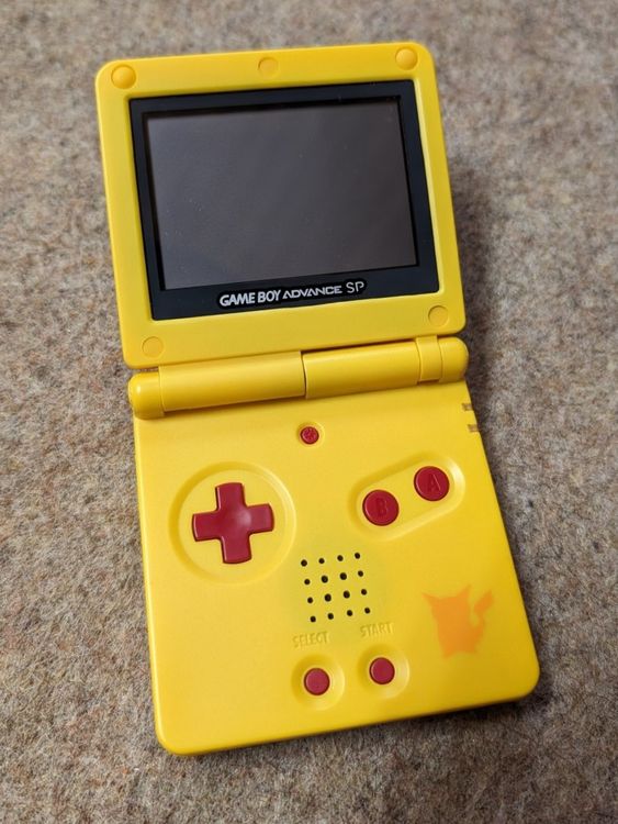 Nintendo Gameboy Advance SP - Pokémon Pikachu | GBA SP (Gebraucht) in ...
