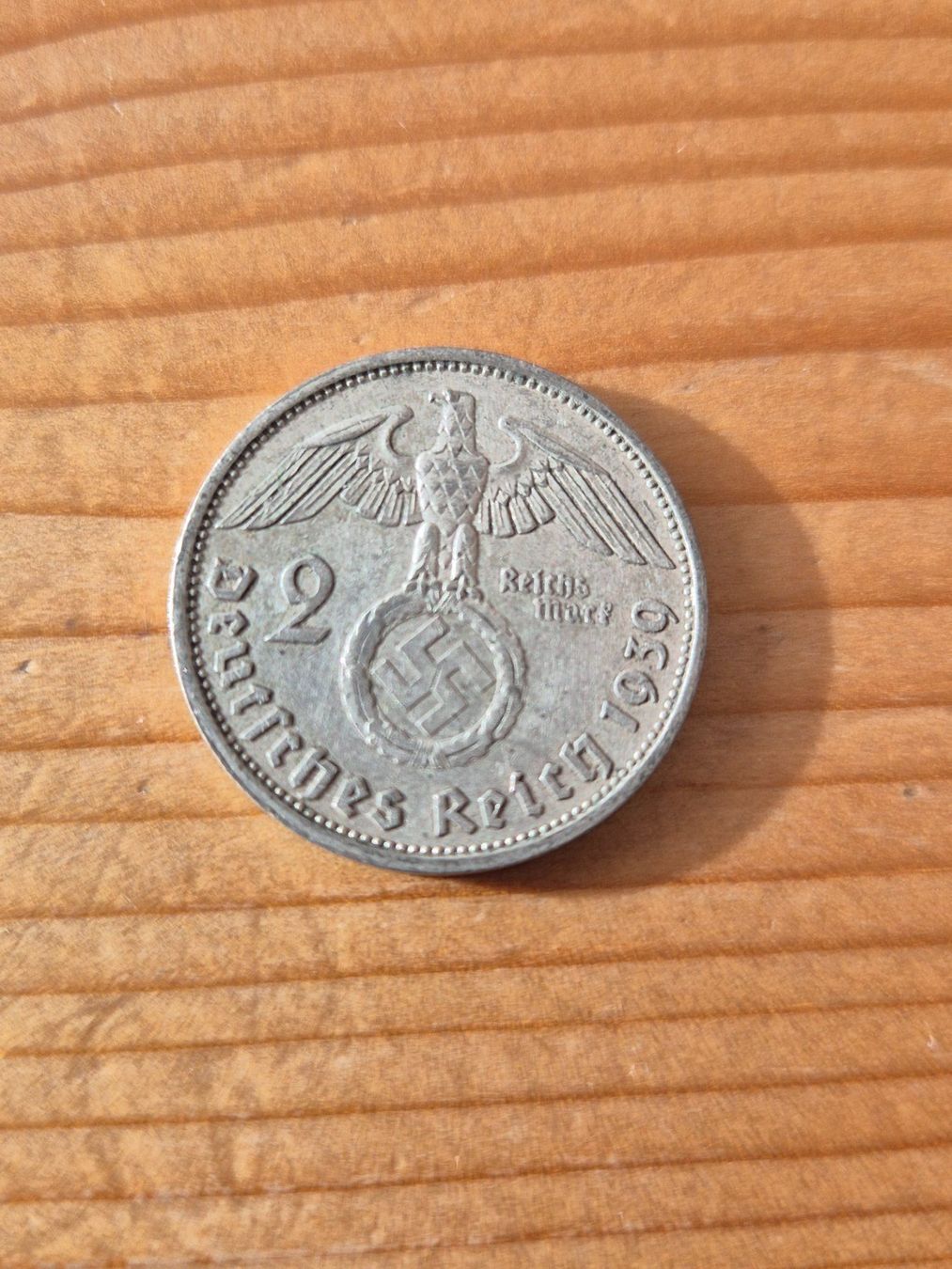 DE 2-Reichs Mark 1939 A Silber Zustand gemäss Bilder (Gebraucht) in ...