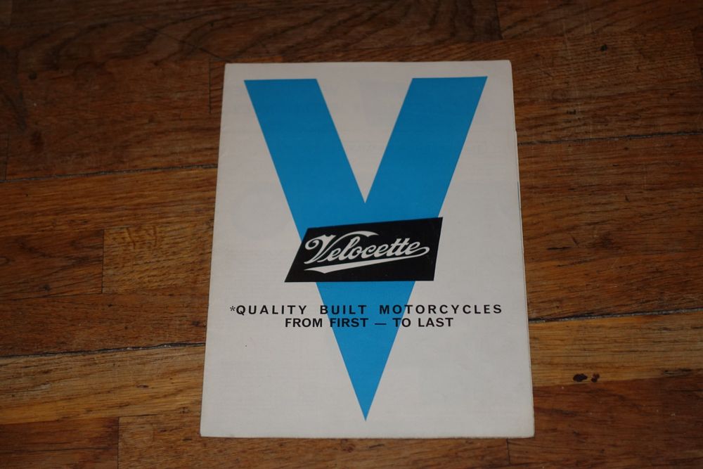 VELOCETTE BROCHURE MOTO OLDTIMER | Kaufen auf Ricardo
